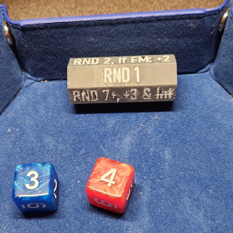 2D6 Dungeon Fatigue Roller by Tin Bender | Download free STL model ...