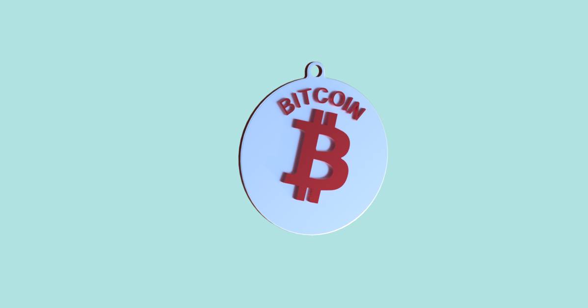 Bitcoin Keychain by Arjun | Download free STL model | Printables.com
