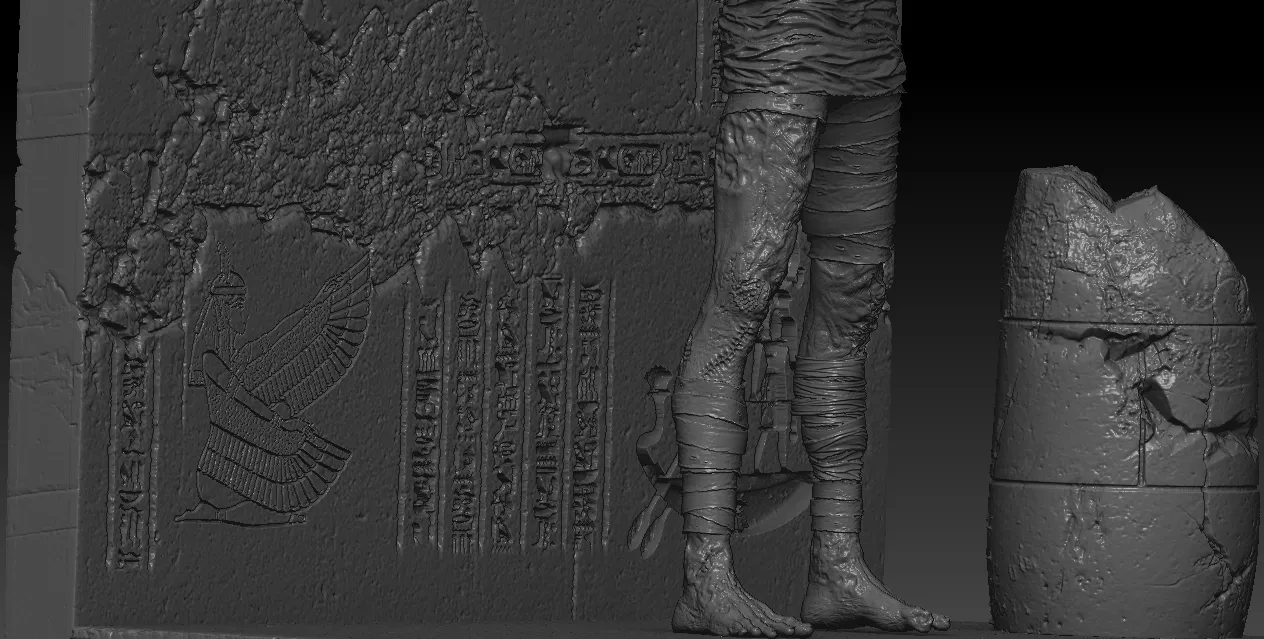 Mummy of Ancient Egypt Fan Art 3d print by 3dPrintFanArt | Download ...