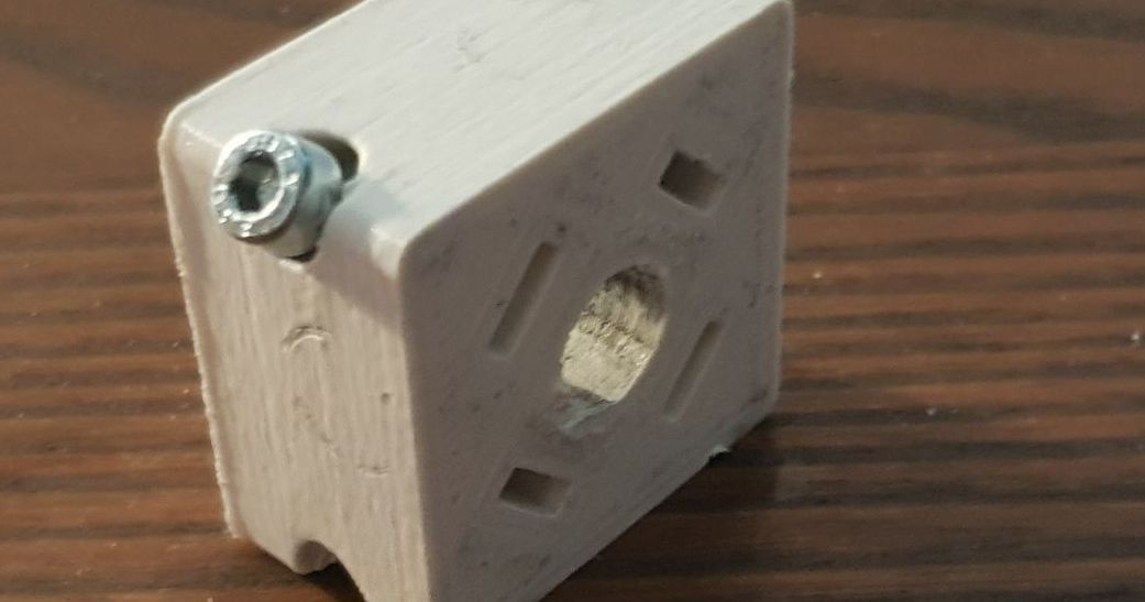 10mm bar threading jig (collet block) by YO3GND | Download free STL ...