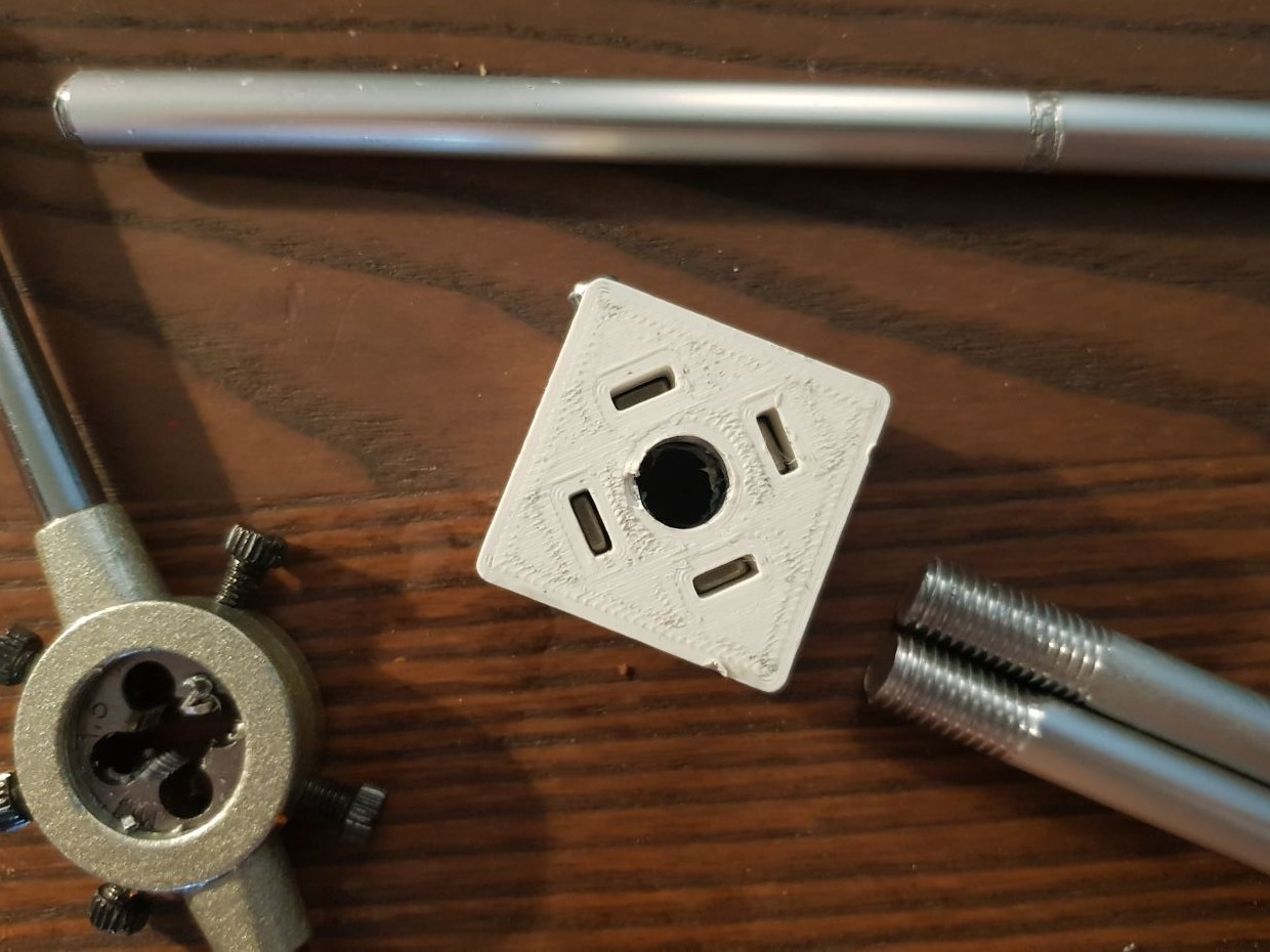 10mm bar threading jig (collet block) by YO3GND | Download free STL ...