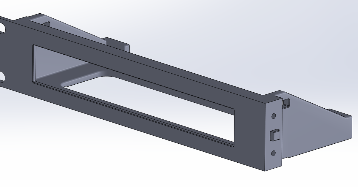 Unifi Switch Ultra rack mount by Sarge955 | Download free STL model ...