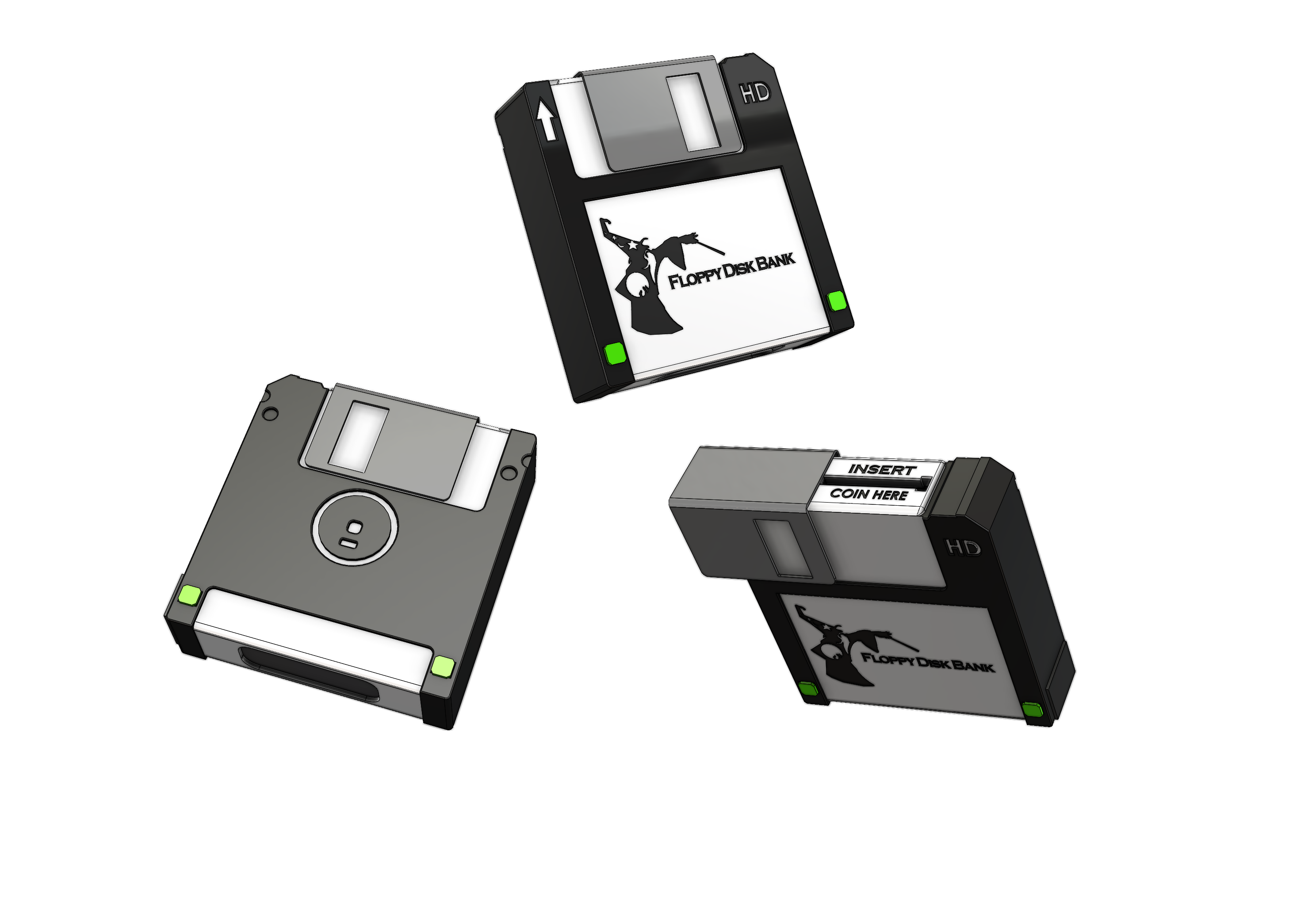 Floppy Disk Bank by plasmaCraft1 - MakerWorld