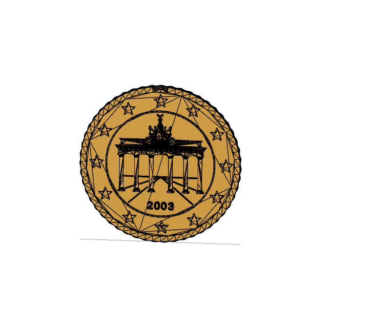 50 cent coin by Pavio | Download free STL model | Printables.com
