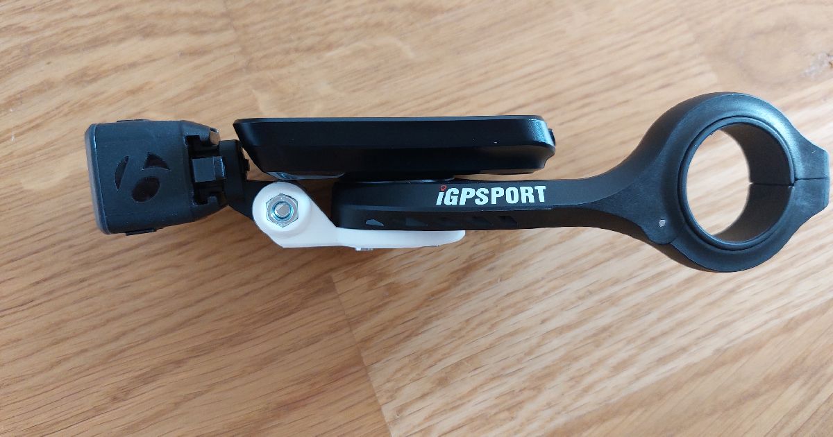 GoPro adapter for garmin computer holder. iGPSport compatible by Zrzyck ...