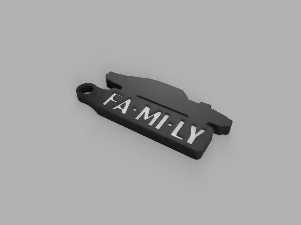 "Family" Keychain by DeCeraConcepts | Download free STL model ...