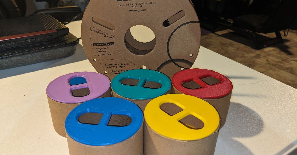 Cardboard spool upcycled container by Shaun_Sin | Download free STL ...