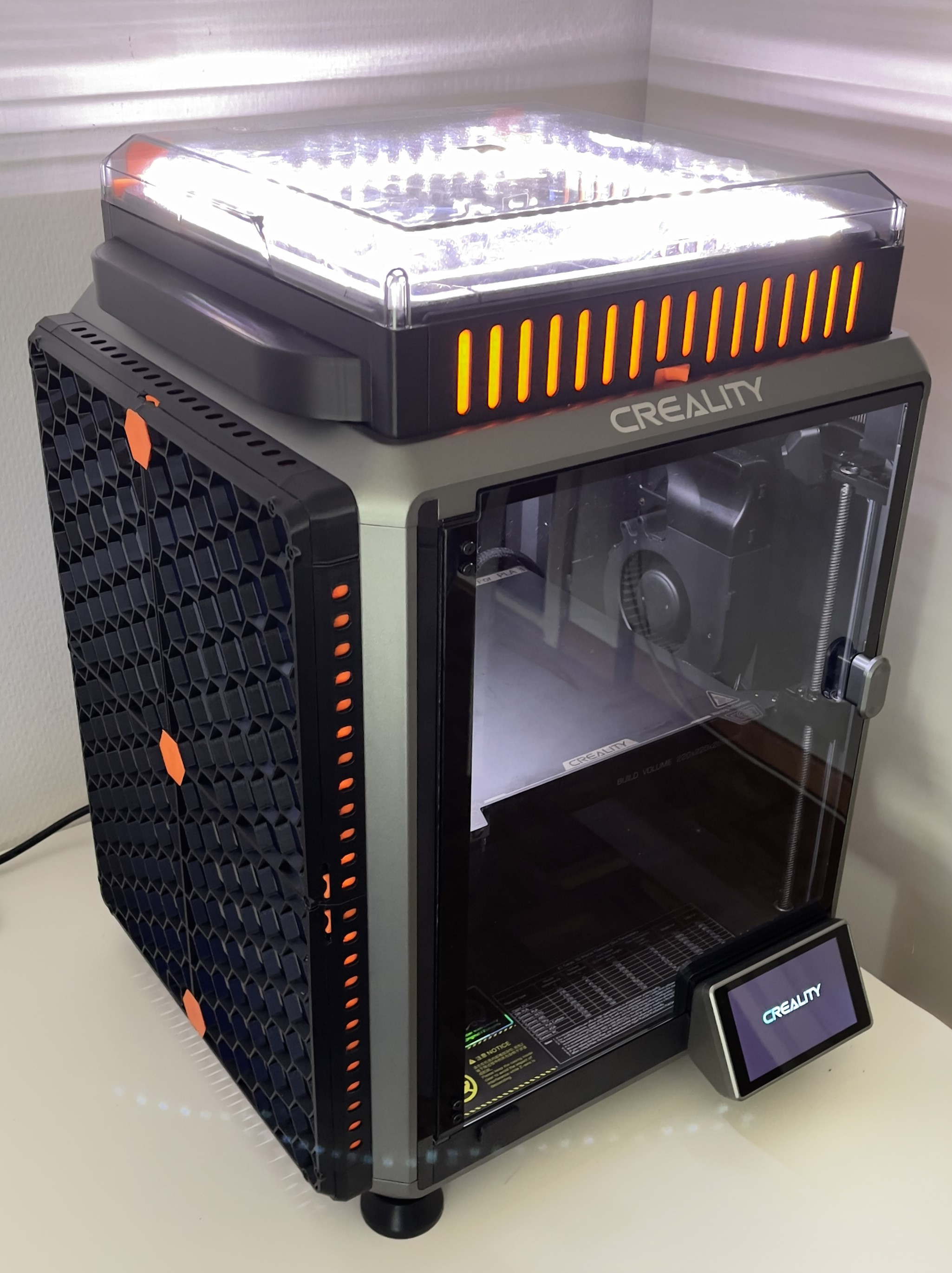 CREALITY K1C | K1 20mm SIDE SPACER + VENTILATION (compatible with the ...