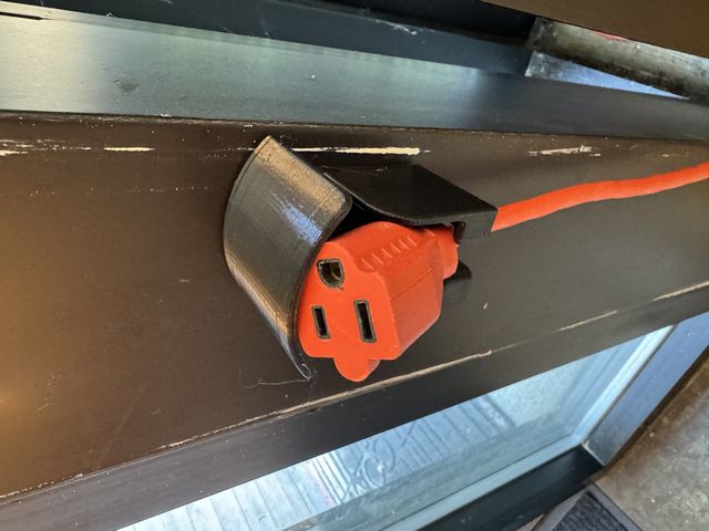 Extension Cord Plug Hanger by Timothy Prestero | Download free STL ...
