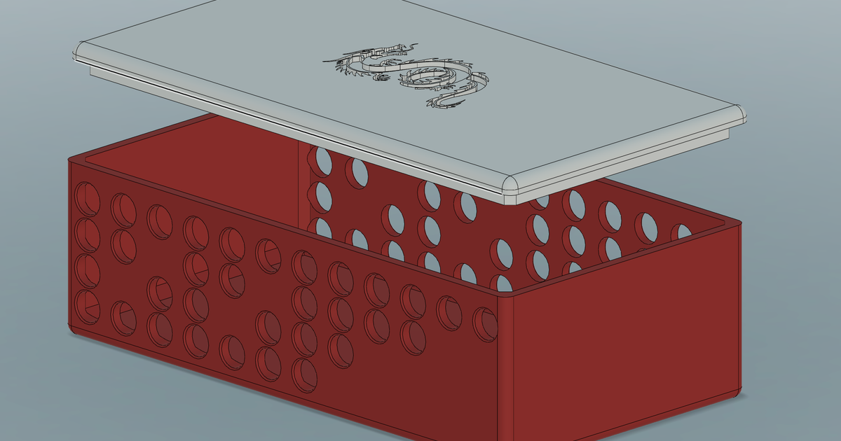 Another Simple Storage Box with a Dragon by Alejandro Díaz | Download ...