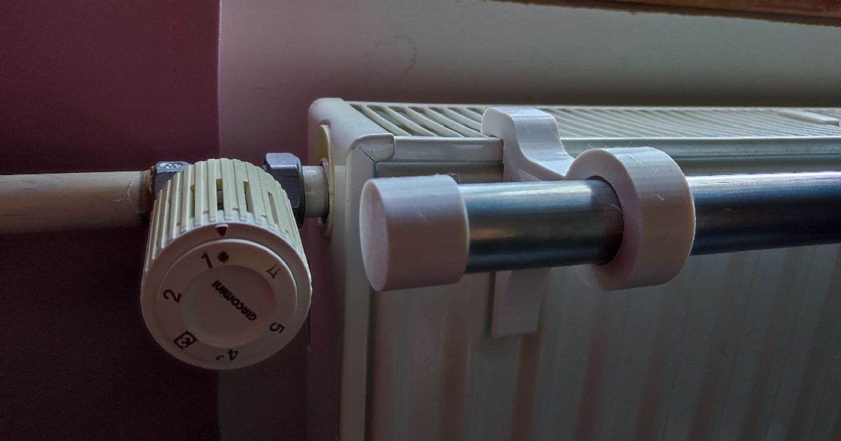 Radiator hanger by Eva Máčová | Download free STL model | Printables.com