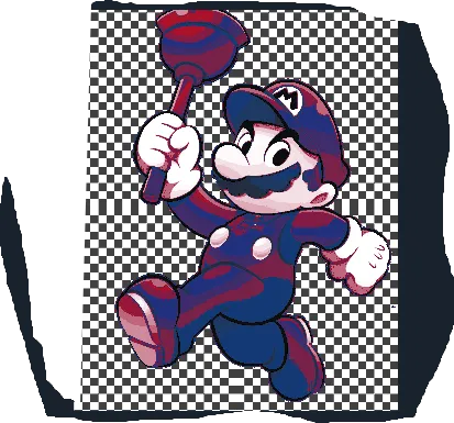 hueforge mario bros fc barcelona con su titulo by Whit3Drake | Download ...