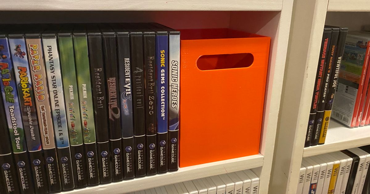 DVD Shelf Storage Box by BlueShell3D | Download free STL model ...