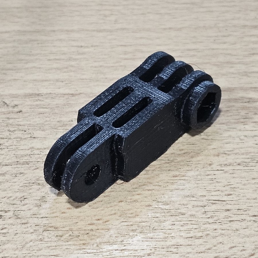 GoPro Arm (Straight) by Pastafrola | Download free STL model ...