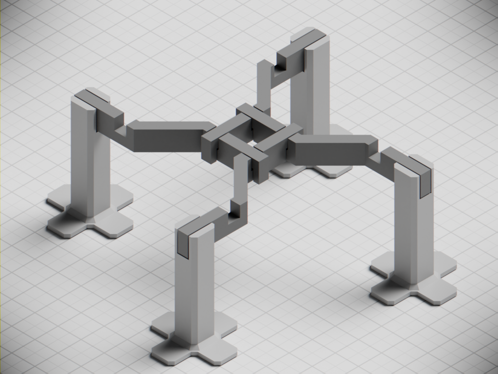 Exercise model for reciprocal frameworks by alecs.form | Download free ...