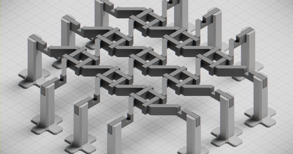 Exercise model for reciprocal frameworks by alecs.form | Download free ...