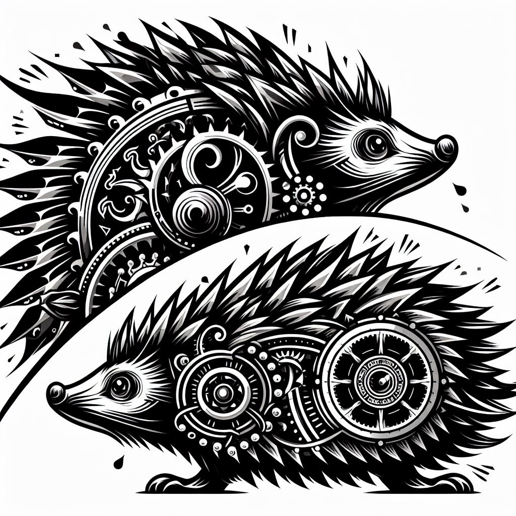 Mechanical hedgehogs by Eva Máčová | Download free STL model ...