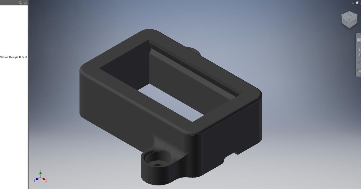 Volt meter surface mount bracket by TDM465 | Download free STL model ...