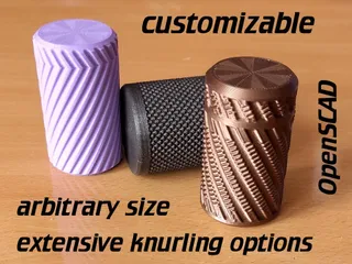 parametric/customizable screw container (OpenSCAD) by DrJones ...