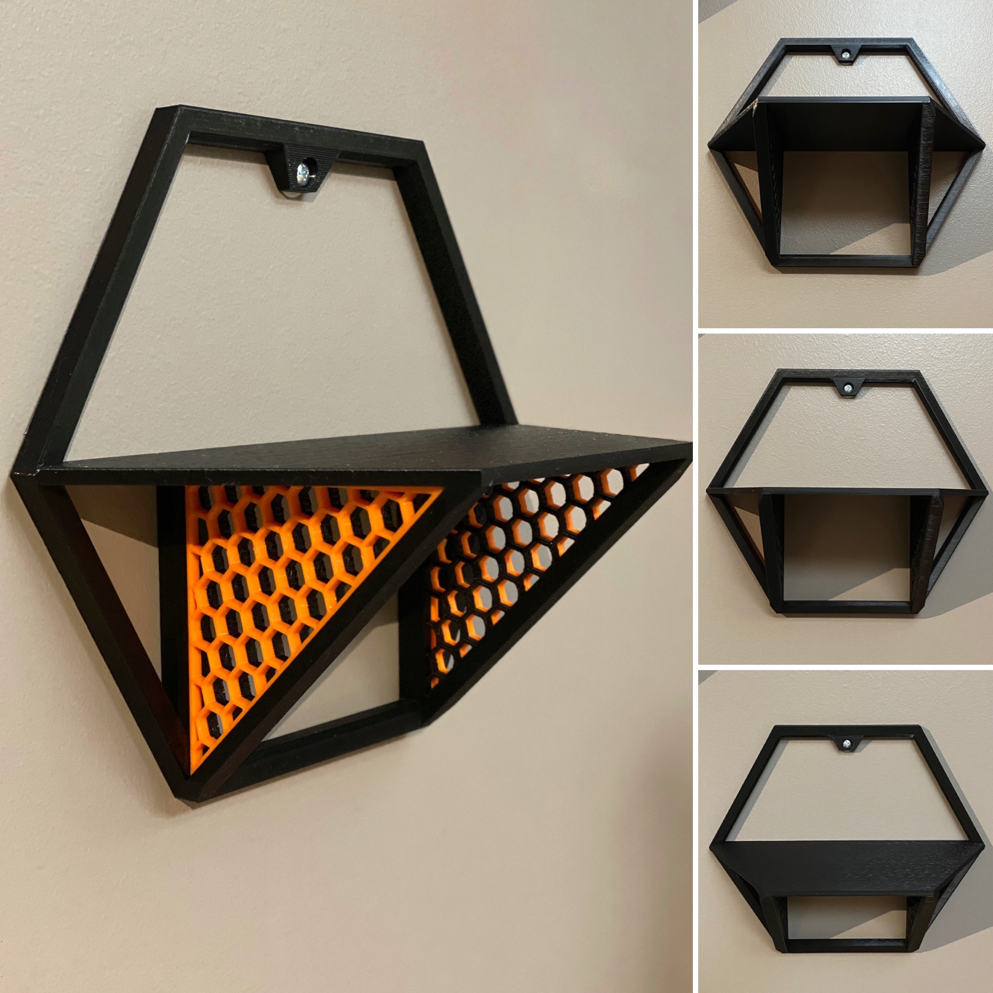 Honeycomb Display Shelf (No Supports Required) por Ryan Millar ...
