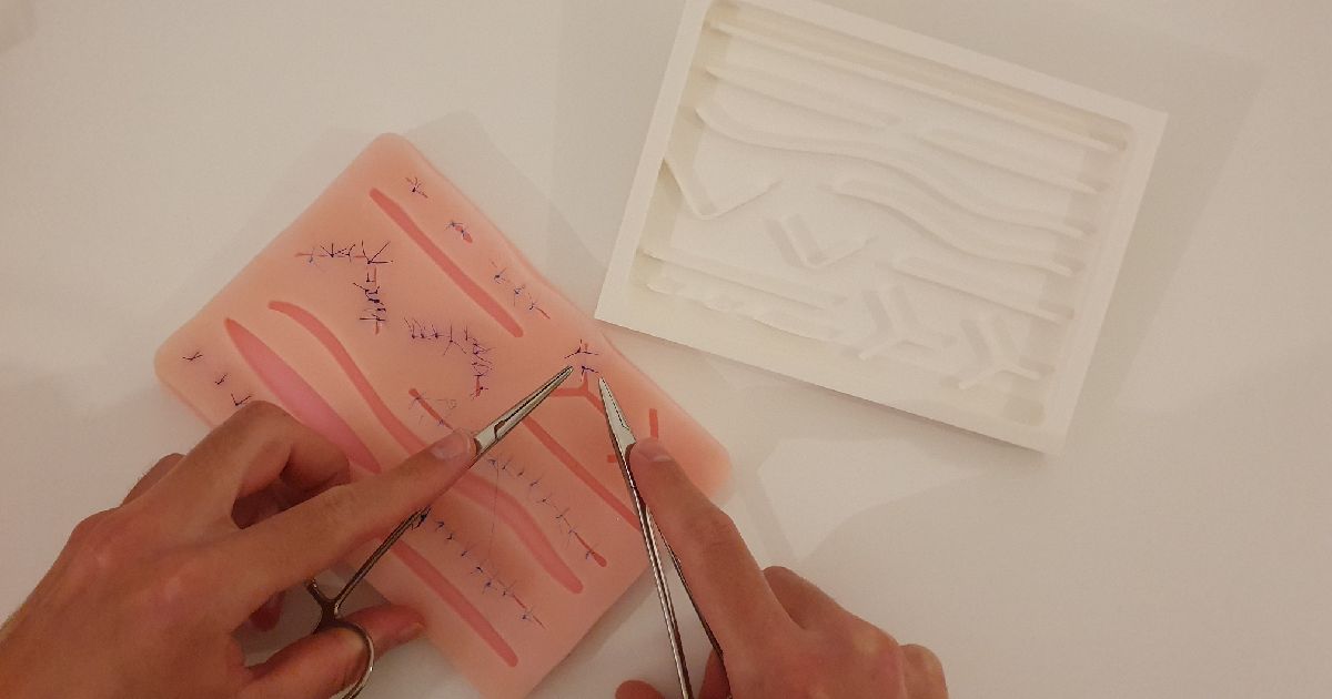 Suture Training Pad Mold by Lovro Jančić | Download free STL model ...