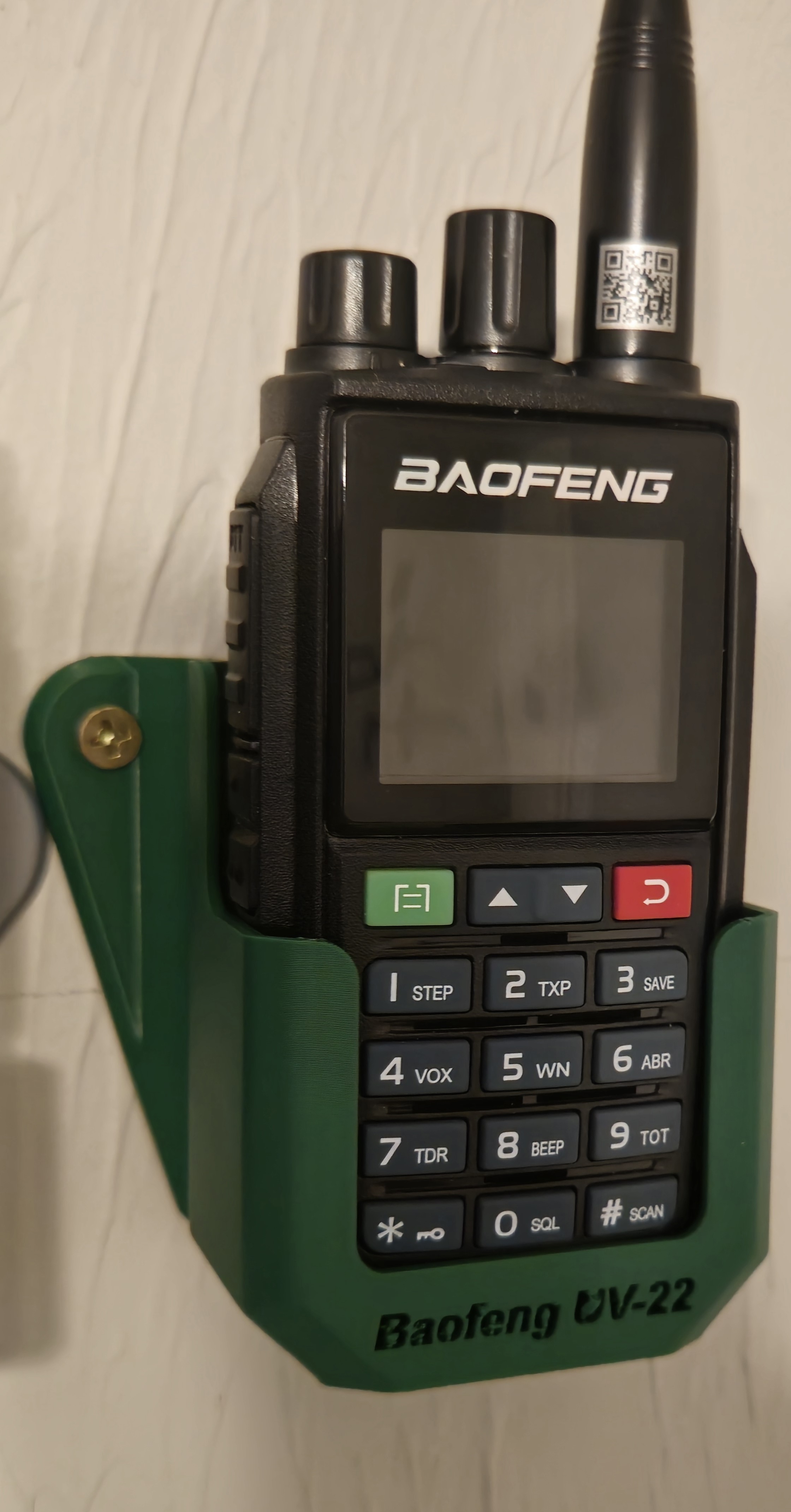 Baofeng UV-22 wall mount by Anton | Download free STL model ...