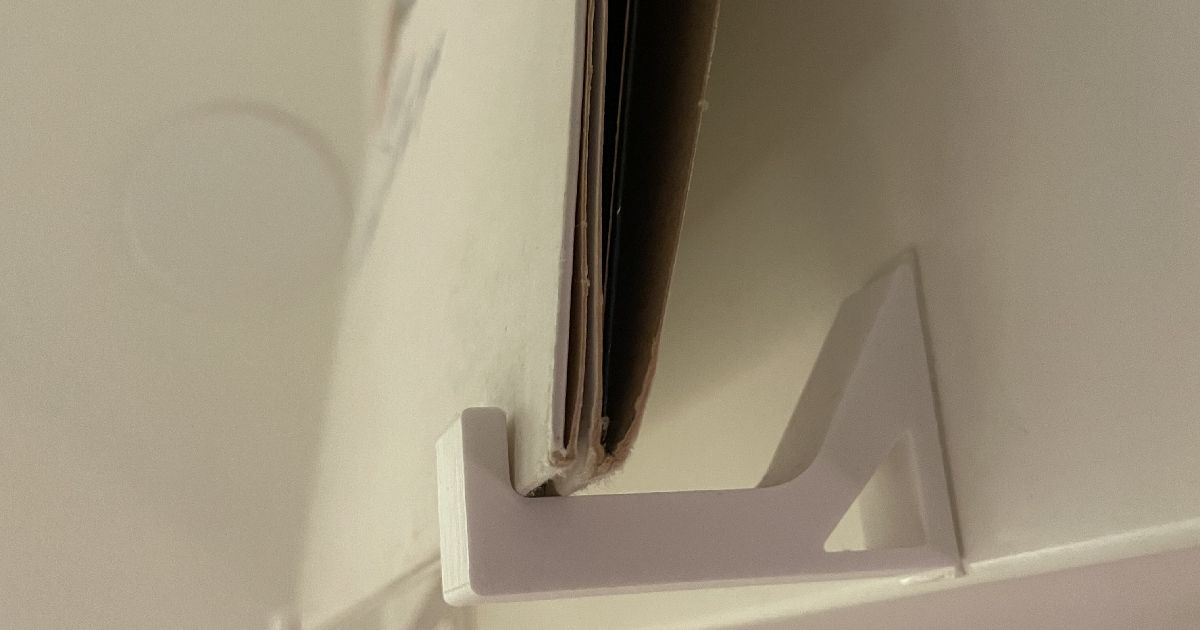 Wall mounted LP hanger by Blixt | Download free STL model | Printables.com