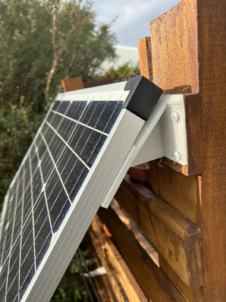 Solar Panel Bracket by jellyphant8 | Download free STL model ...