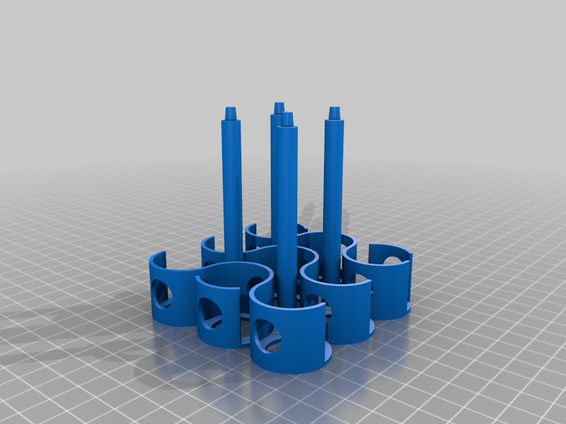 Stackable support 10ml Bottles by Hanno | Download free STL model ...