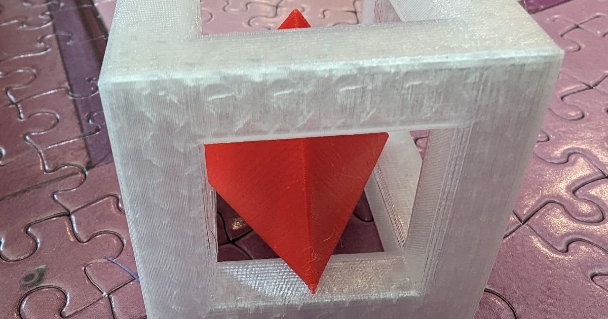 Tetrahedron Cube Puzzle by SmoothDragon | Download free STL model ...
