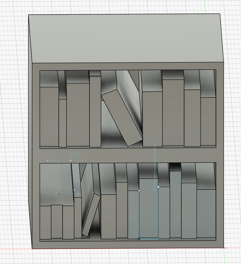 minecraft bookshelf by Capy Bara | Download free STL model | Printables.com