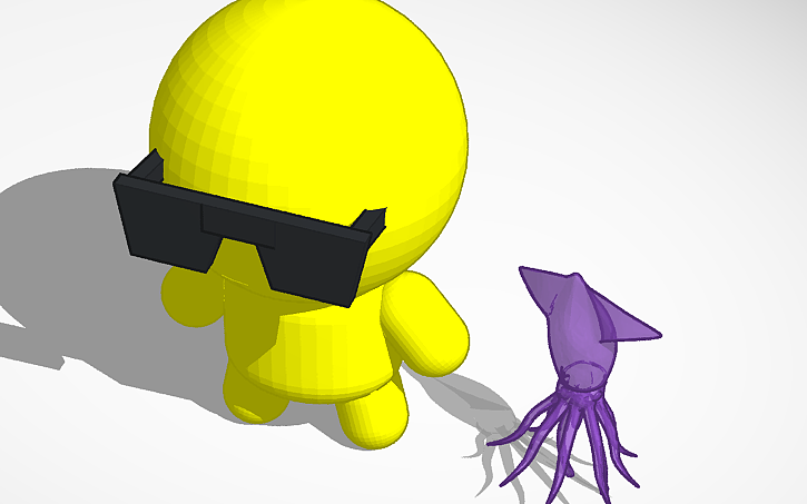 Dand and Gerald the Squid by Phantom Dragon | Download free STL model ...