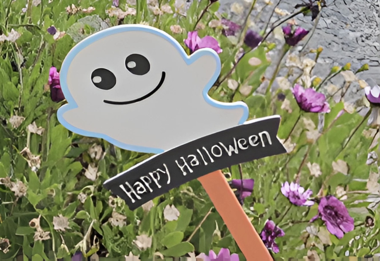 Happy Halloween Ghost sign by LucaN79 | Download free STL model ...