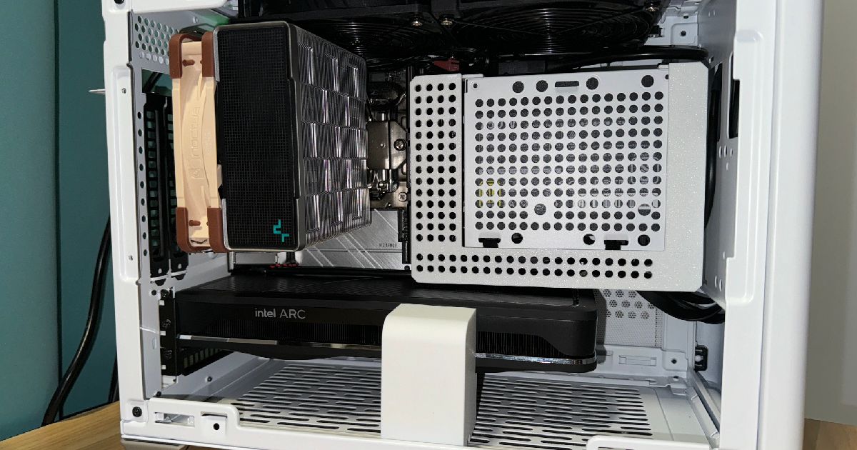 NR200 GPU Power Cable Hider by Jerry Wzc | Download free STL model ...