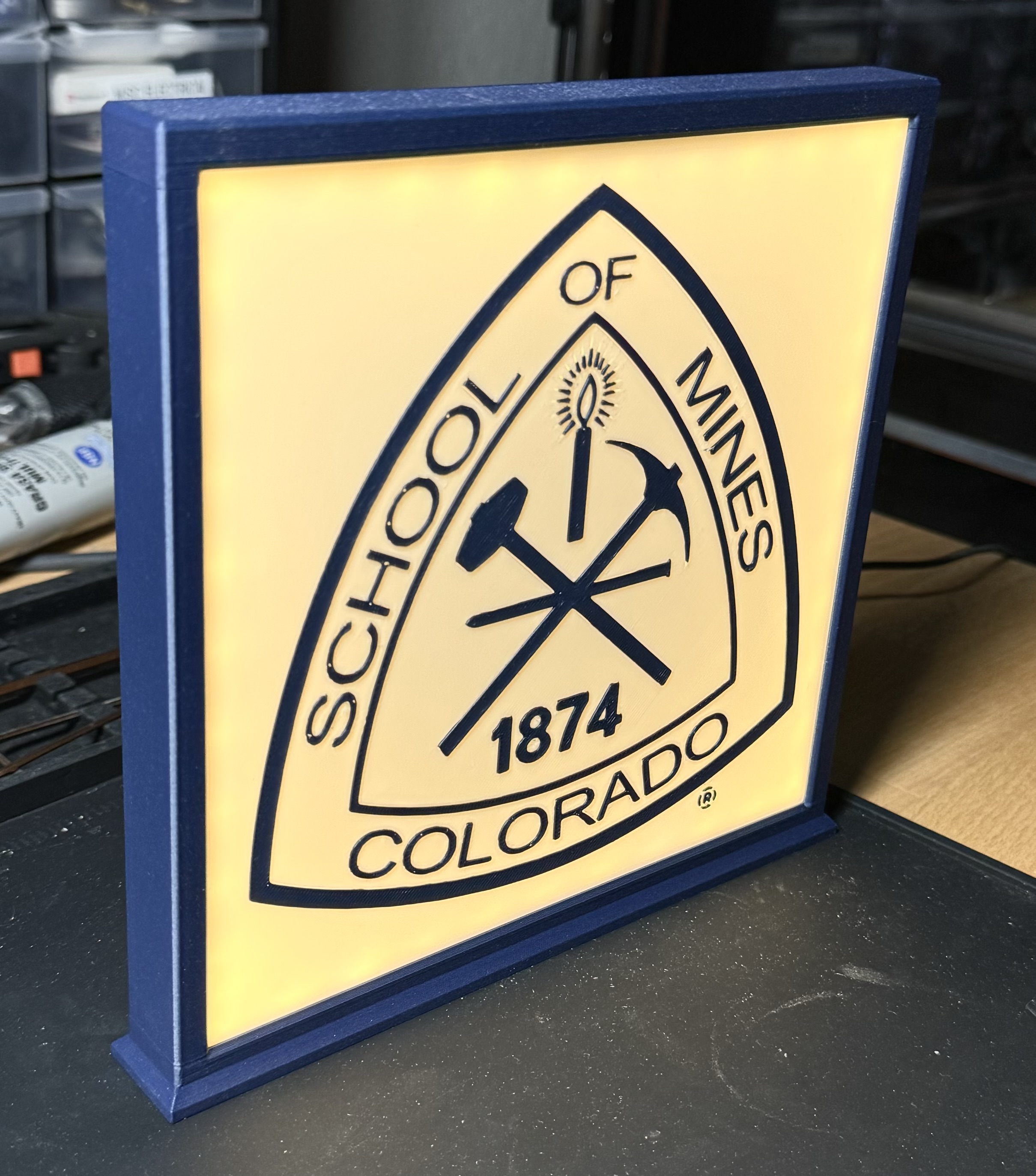 175x175 LED sign by illegible | Download free STL model | Printables.com