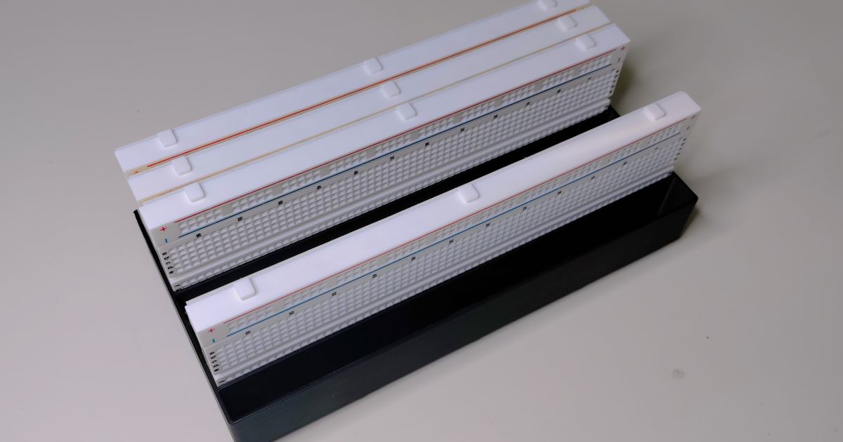 Gridfinity Breadboard by Curbbin | Download free STL model | Printables.com