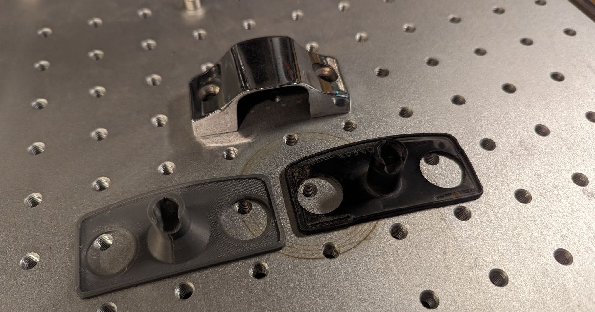 MG Midget Luggage Rack Mounting Base by Kevin Wells | Download free STL ...