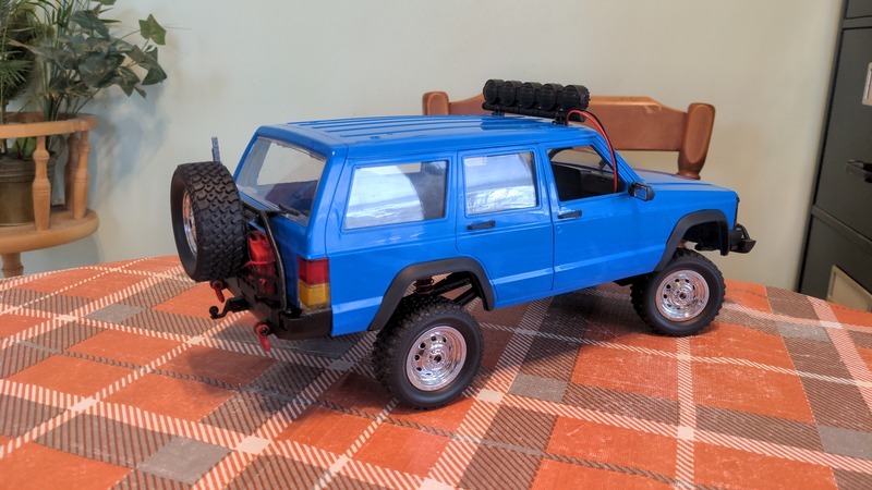 MN78 1/12 scale rear bumper with tire carrier by 8bitmcu | Download ...