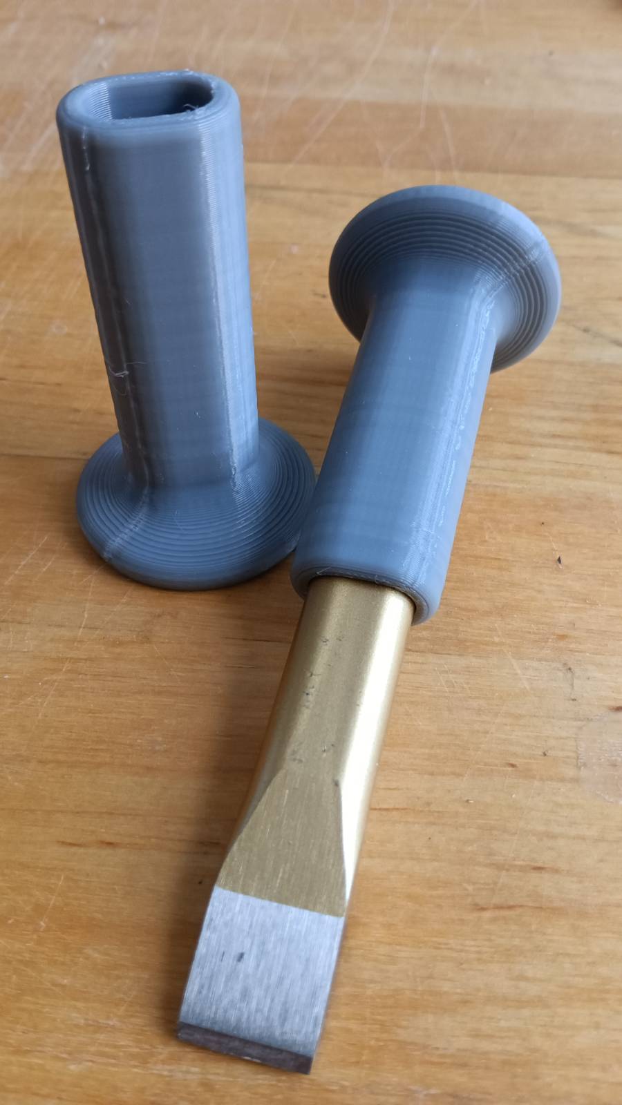 Masonry chisel handguard (customizable) by Dojan | Download free STL ...