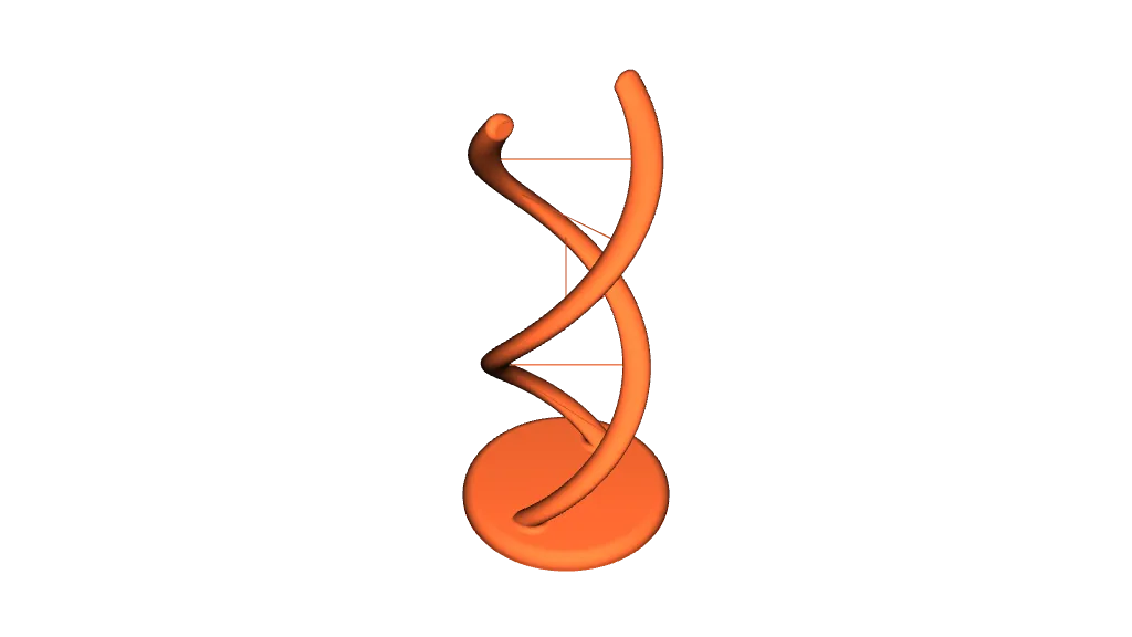 DNA String art by Miguel Quiroga Bóveda | Download free STL model ...