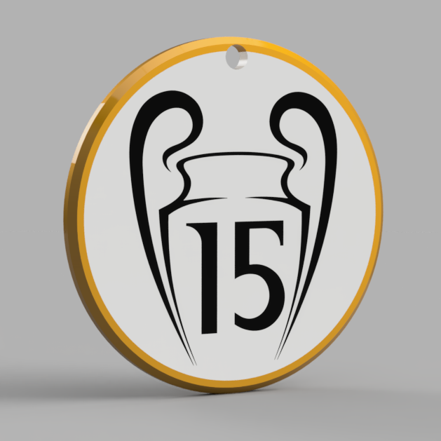 Llavero real madrid como no te voy a querer 15 copas europa by JG3D ...