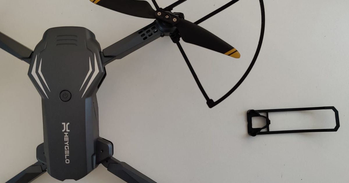 Propeller Guard for HEYGELO Sirius S90 drone by l0b0 | Download free STL model | Printables.com