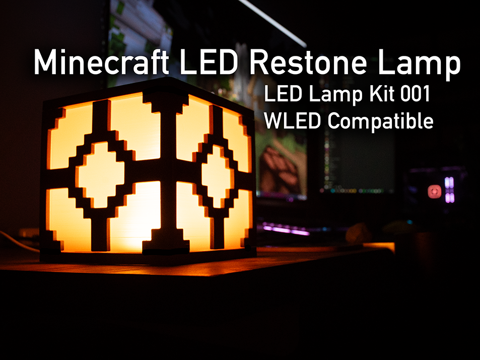 Minecraft Restone Lamp (LED Lamp Kit 001 & WLED) by Jackalolz ...