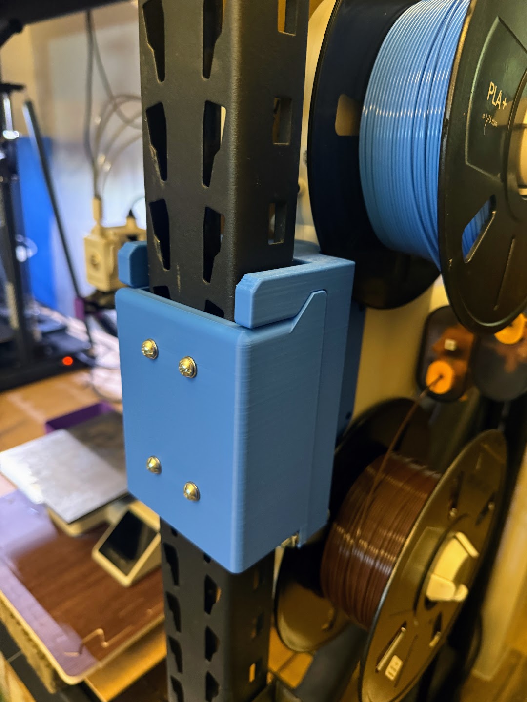 AMS Lite Husky Rack Rail Mount by SSgtTEX | Download free STL model ...