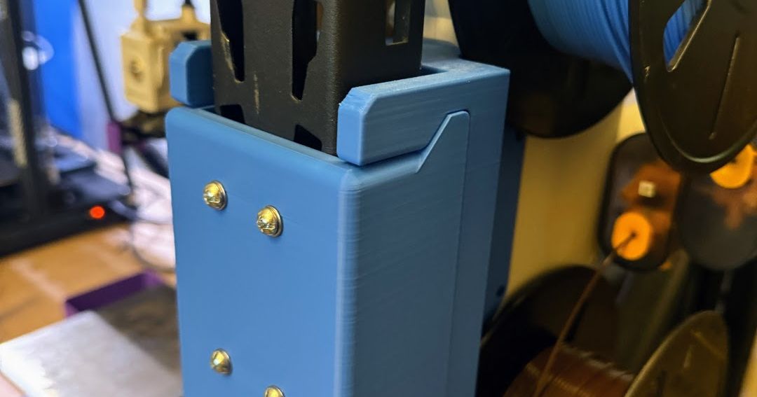 AMS Lite Husky Rack Rail Mount by SSgtTEX | Download free STL model ...