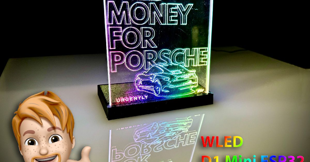 Acrylic glass stand with WLED lighting effect by scubam@xx | Download ...