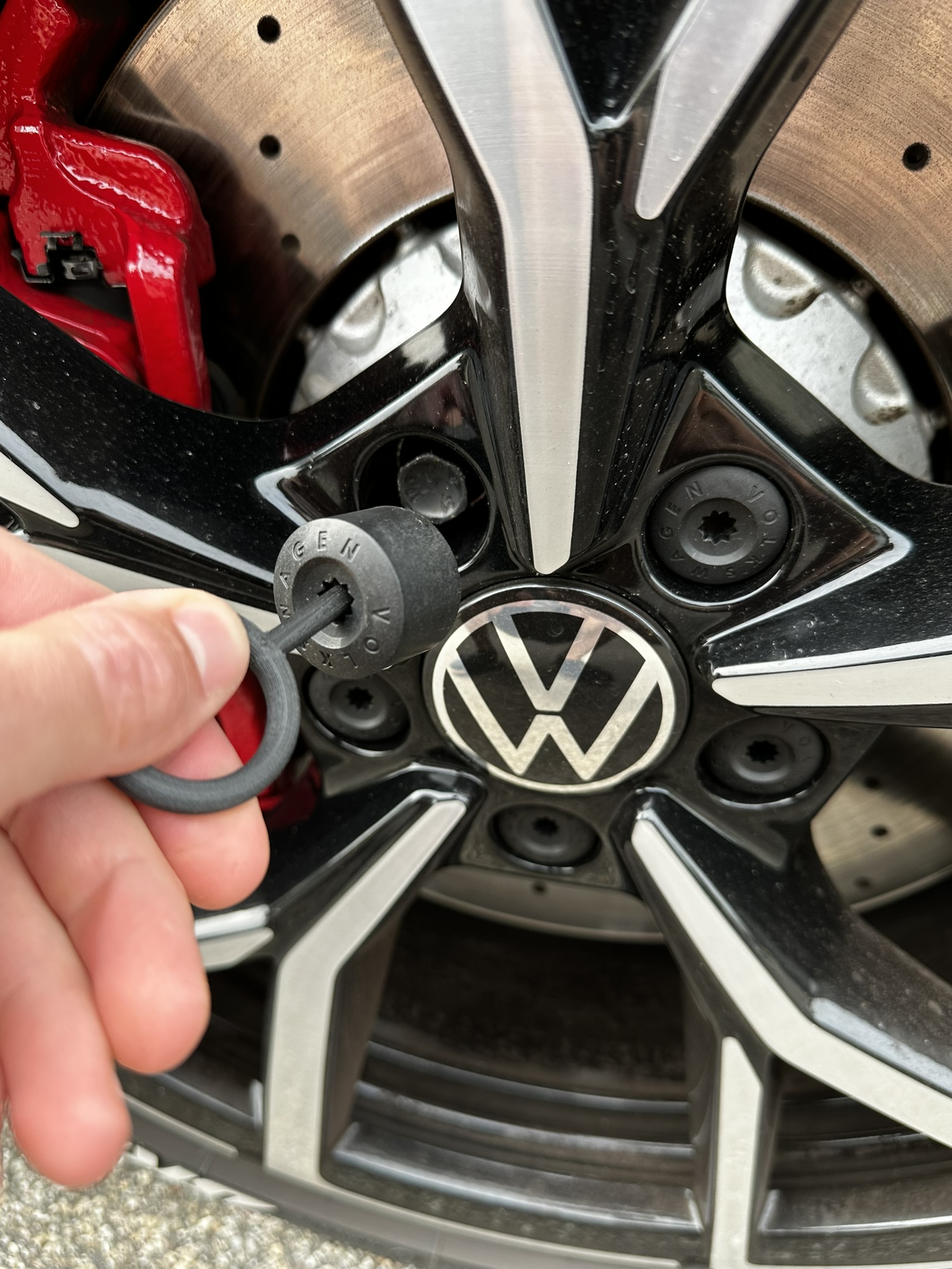 Tirecap hook VW by Alex | Download free STL model | Printables.com