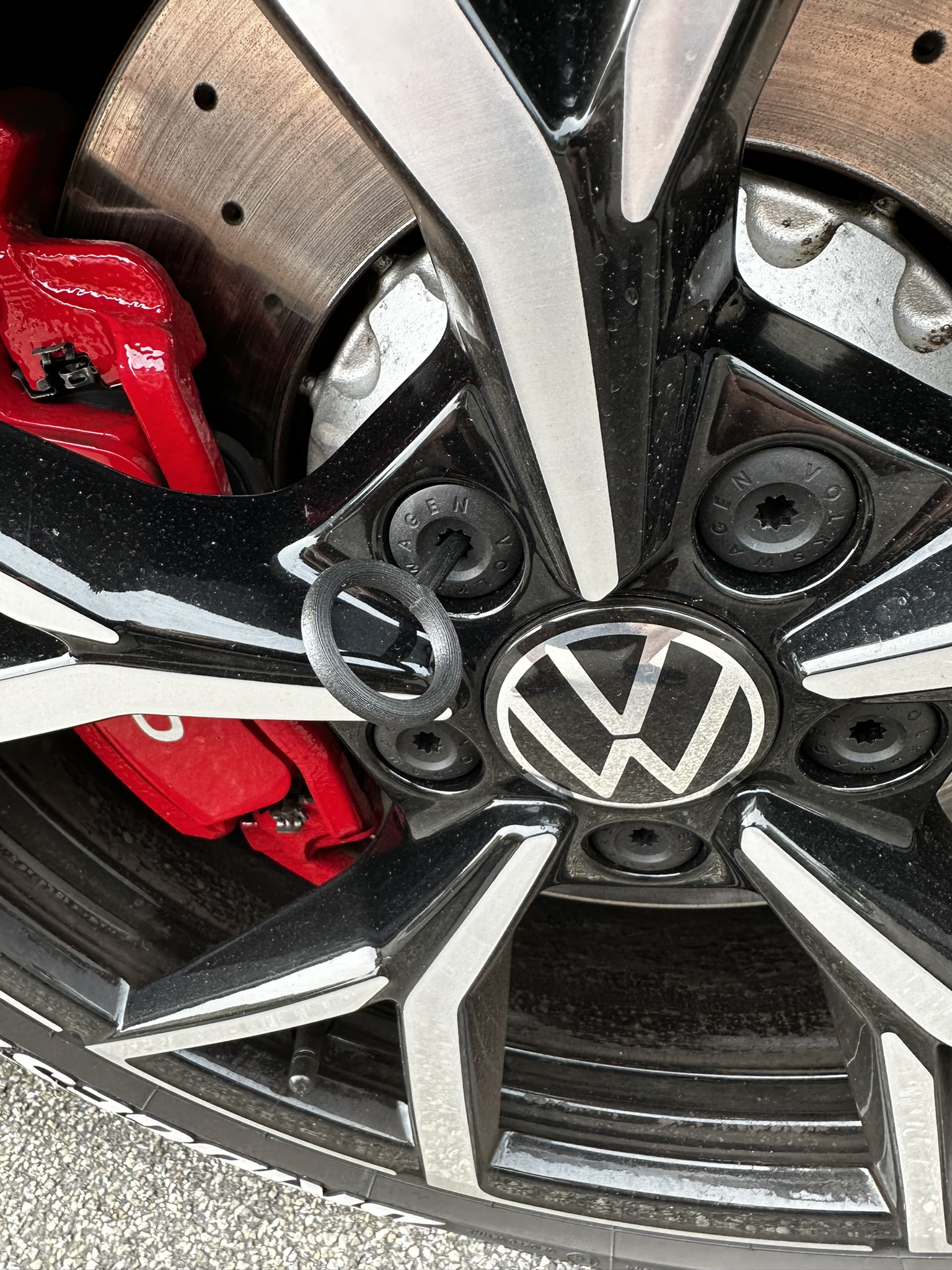 Tirecap hook VW by Alex | Download free STL model | Printables.com