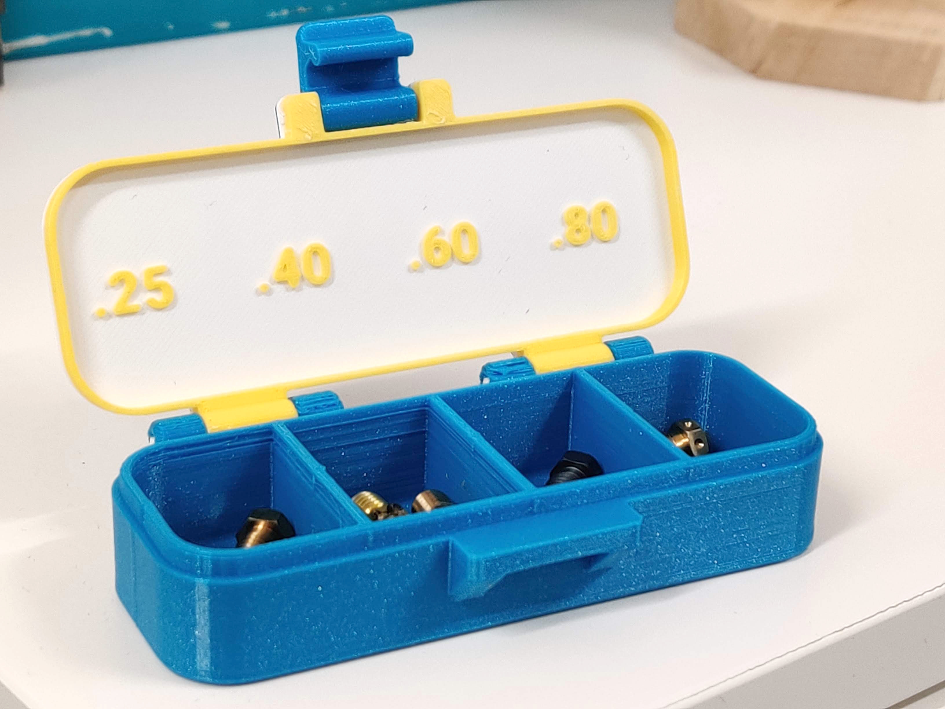 E3D V6 Nozzles Box by zoltanf | Download free STL model | Printables.com