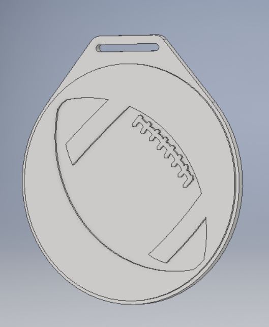 Customizable Football (American) Medal, sports award, participation ...